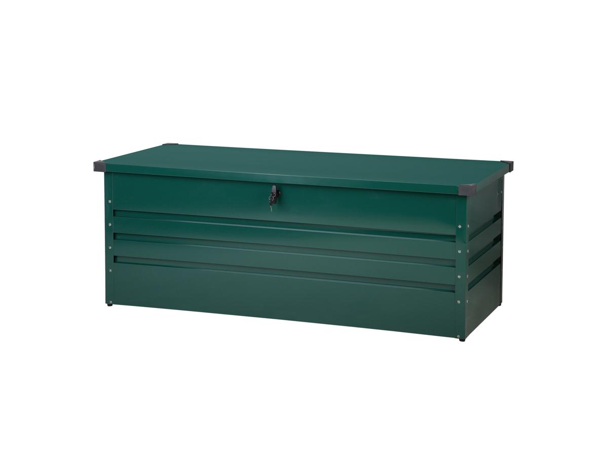 Outdoor Stahltruhe Kissenbox 165 cm 600 Liter Werkzeugbox weiss grau ...