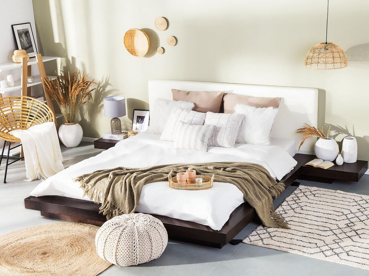 Japanisches Design Holz Bett Japan Style japanischer Stil Futonbett ...